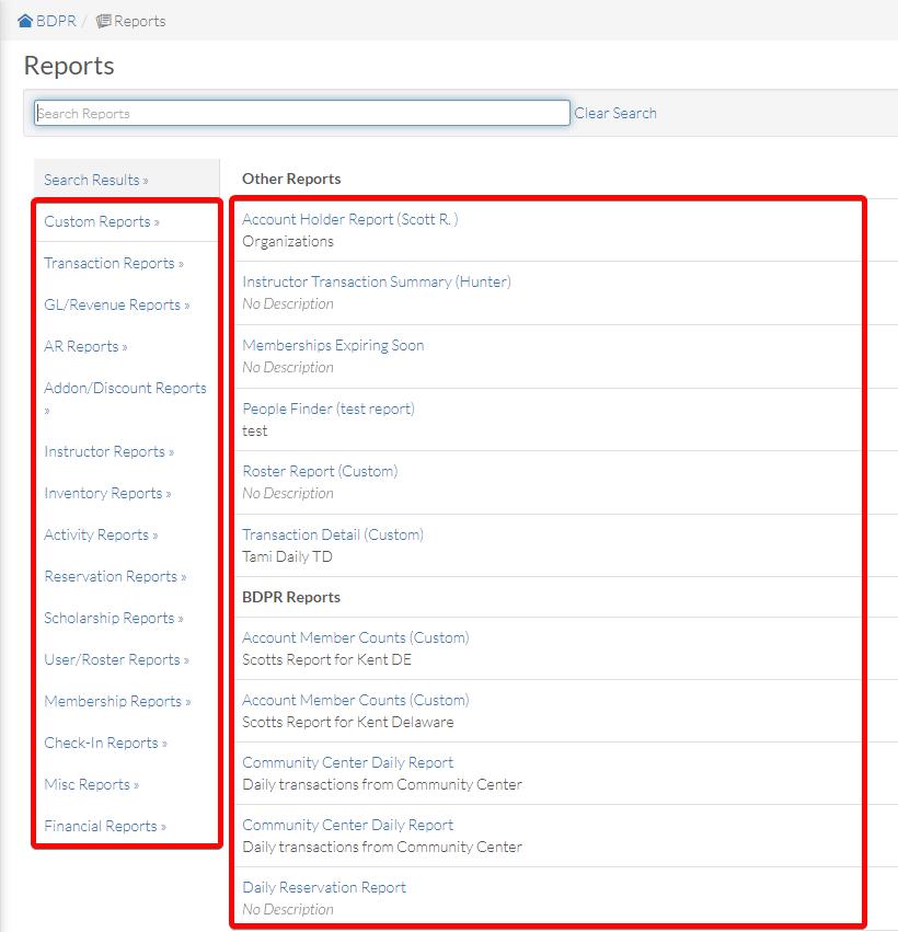 Filtering Reports – CivicRec Help Center Filtering Reports – CivicRec Help Center